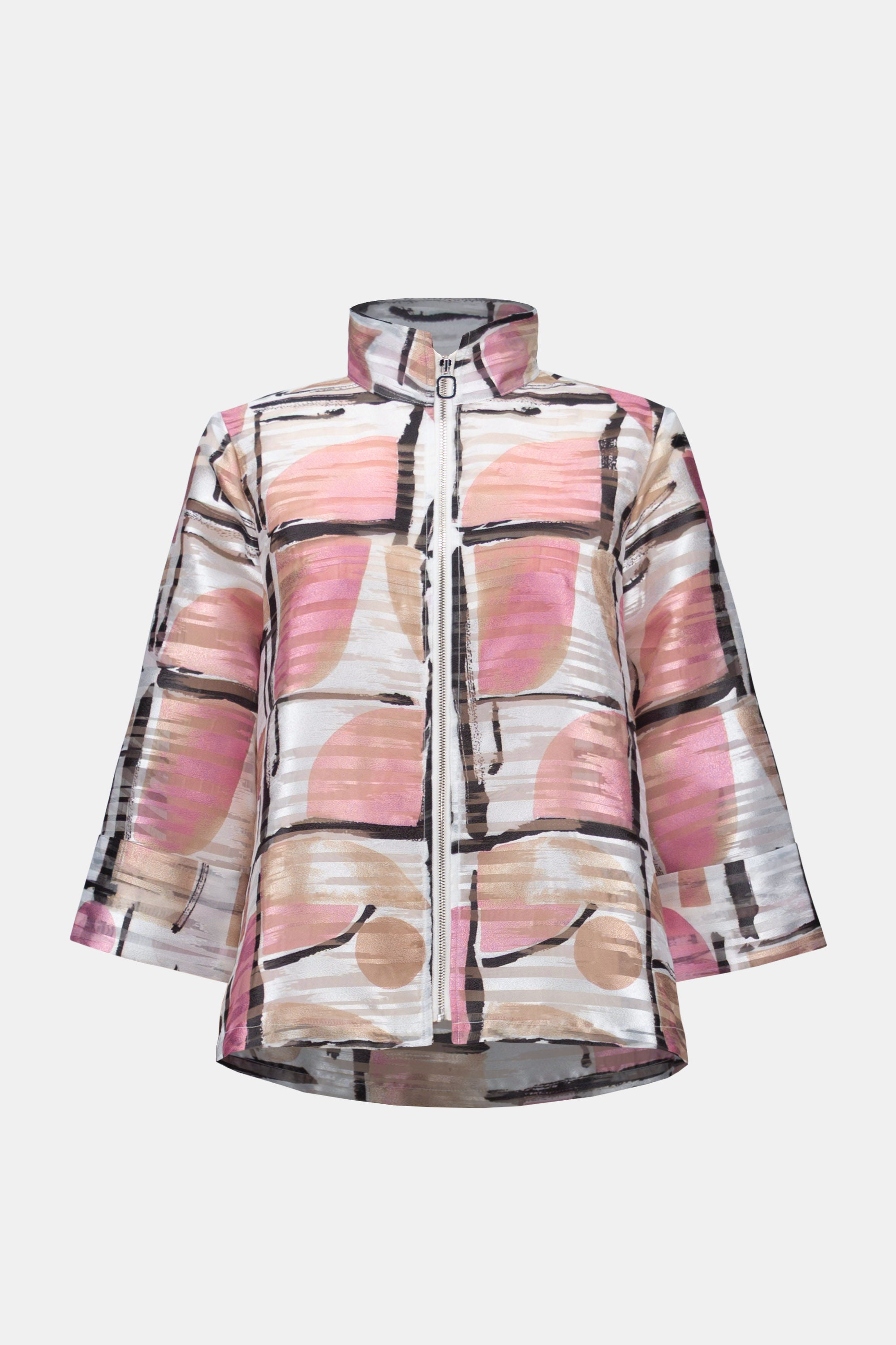Shop Joseph Ribkoff Vanilla Multi Print Jacket - 261052 | Vanity Fair